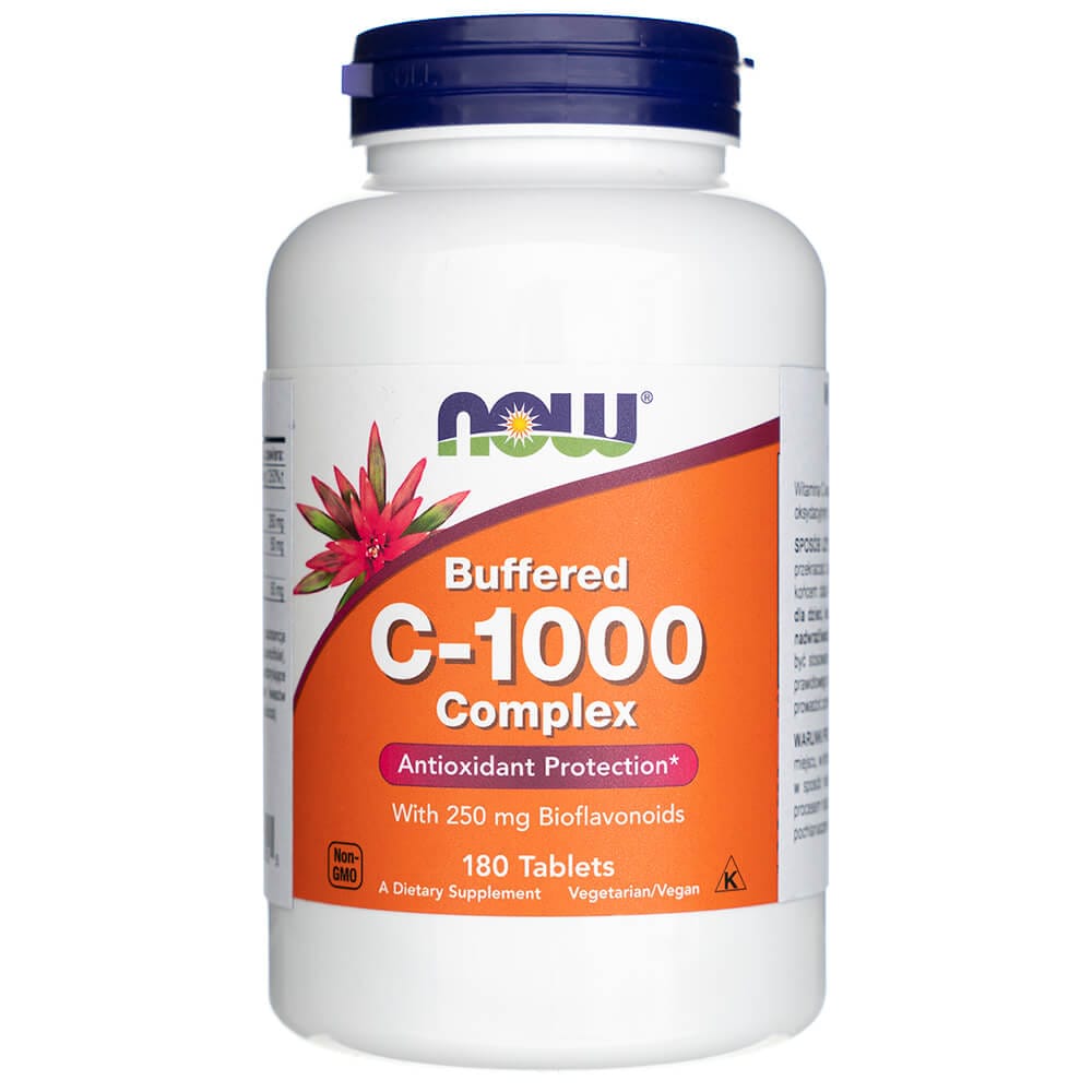 Now Foods Vitamin C-1000 Complex, Buffrad 180 tabletter – Medpak